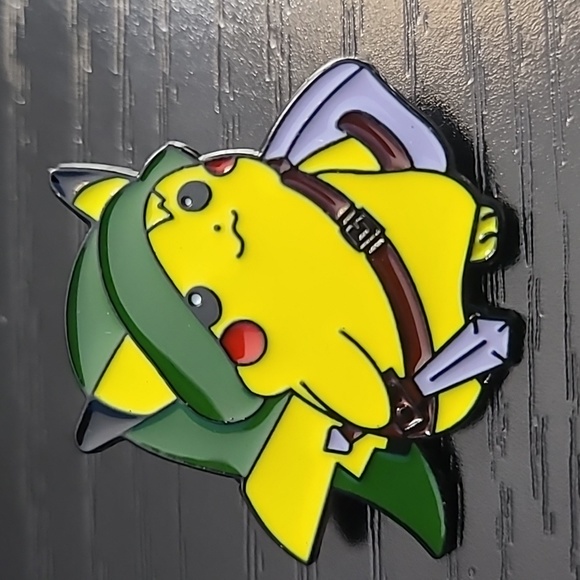 Pokemon | Accessories | Pokemon X Zelda Pikachu As Link Pin | Poshmark